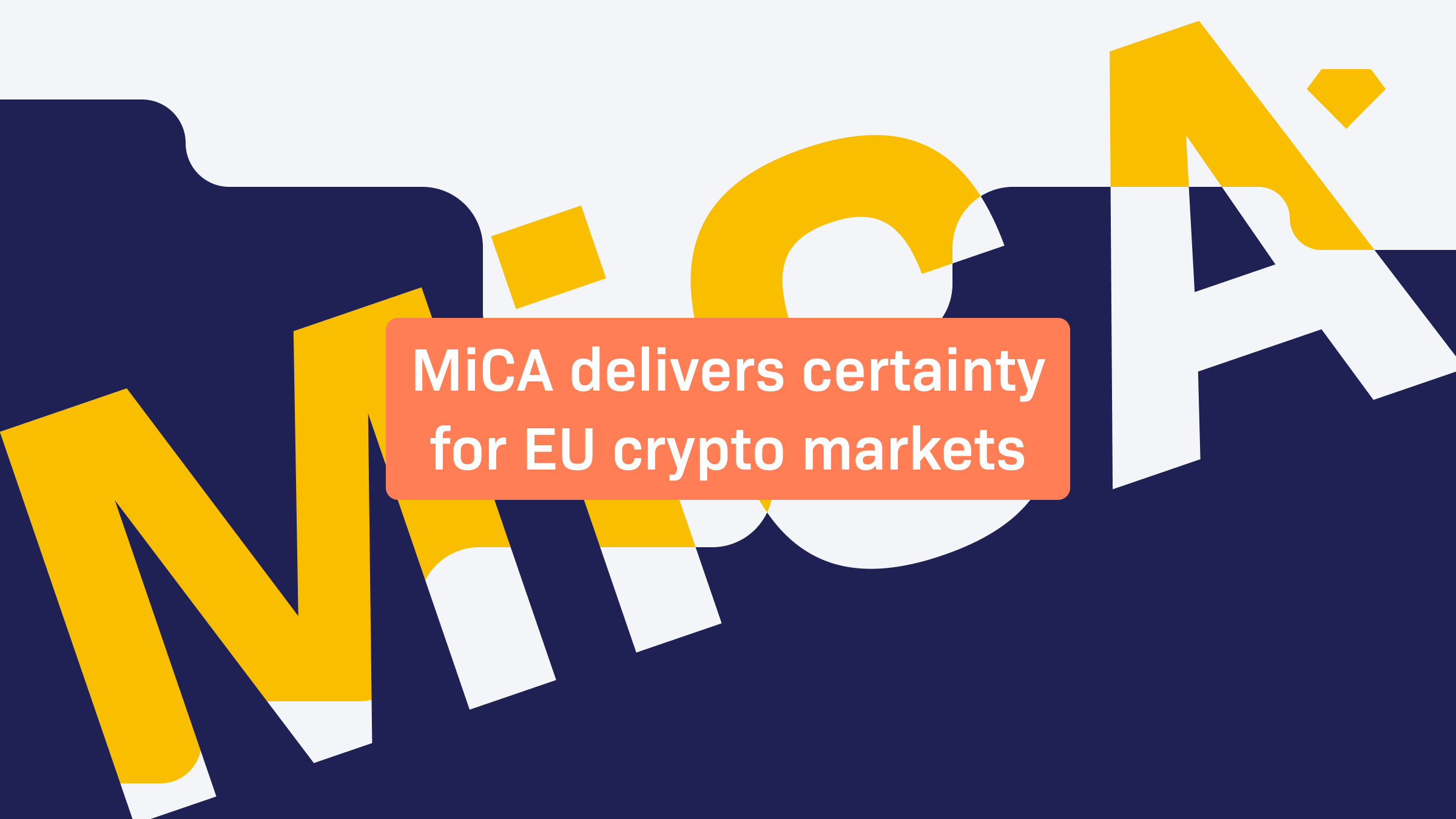 MiCA delivers certainty for EU crypto markets | Crypto Regulations