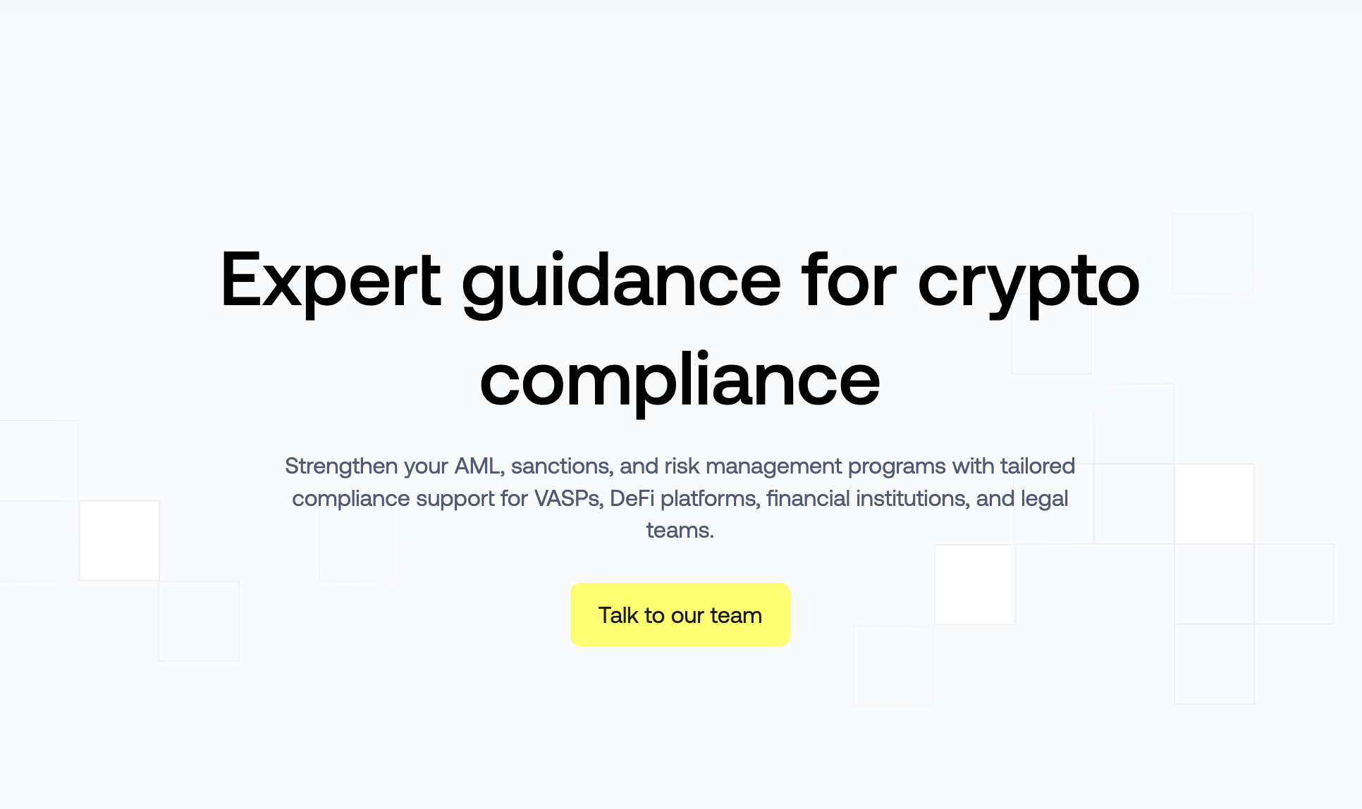 Crypto Compliance Consultancy Services from Crystal